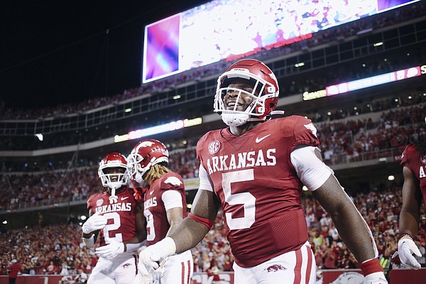 Fueled by Rocket: Sanders leading Hogs’ attack with ‘want-to ...
