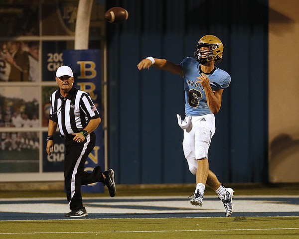 PREP FOOTBALL: Busby throws four first-half touchdowns | Northwest ...