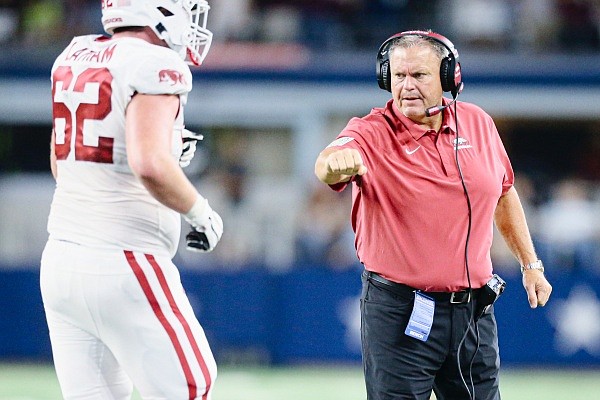 VIDEO: Pittman previews matchup against No. 2 Alabama | The Arkansas ...