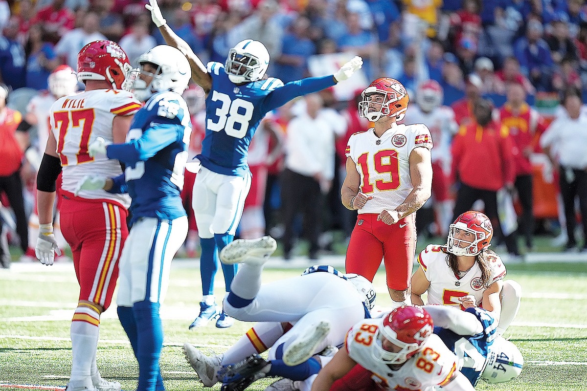 Chiefs special teams failures lead to stunning loss in Indy | Fulton Sun