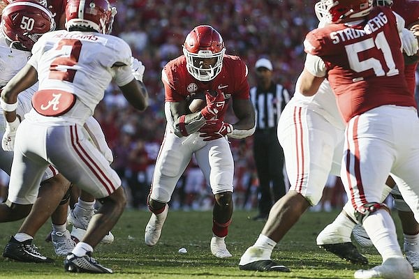 Razorback Report: Run game impresses Bulldogs | Whole Hog Sports