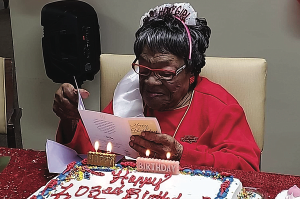 Marie Franklin celebrates 103rd