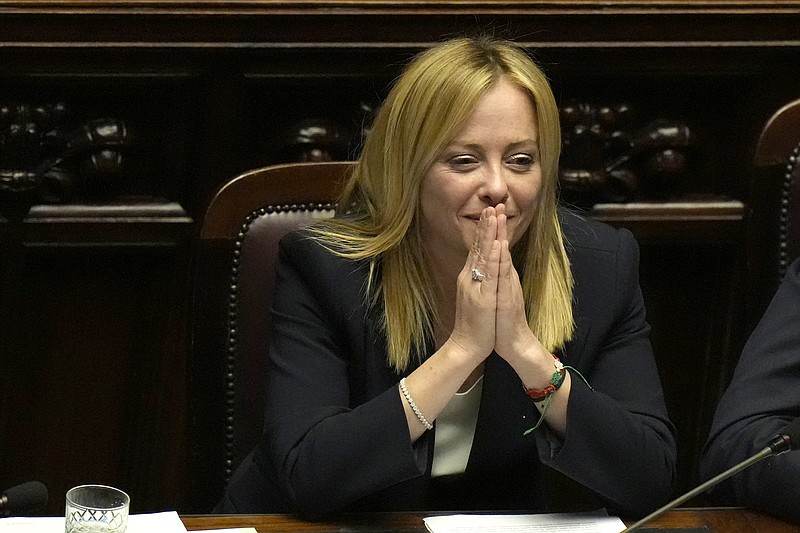 Italy's Meloni easily wins confidence vote in parliament | Chattanooga ...