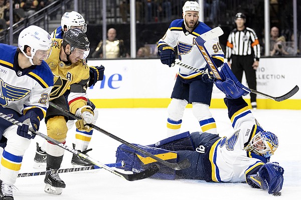 Blues win 3-2 to snap Golden Knights’ 9-game win streak | Jefferson ...