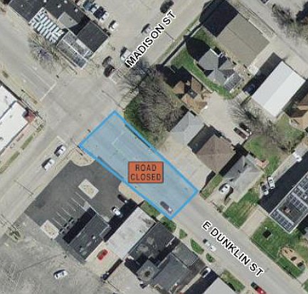 Dunklin Street closed between Madison and Monroe streets | Jefferson ...