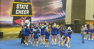 PC cheerleaders win third straight state crown | El Dorado News