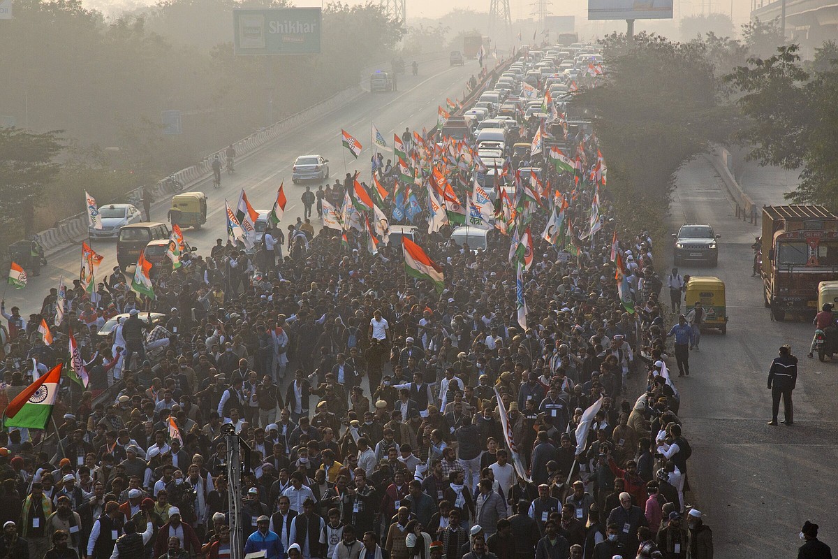 India opposition’s march for unity reaches capital | The Arkansas ...
