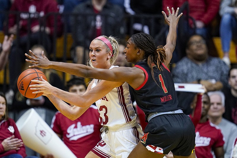 Hoosiers outlast Terrapins in Top Ten battle | The Arkansas Democrat ...