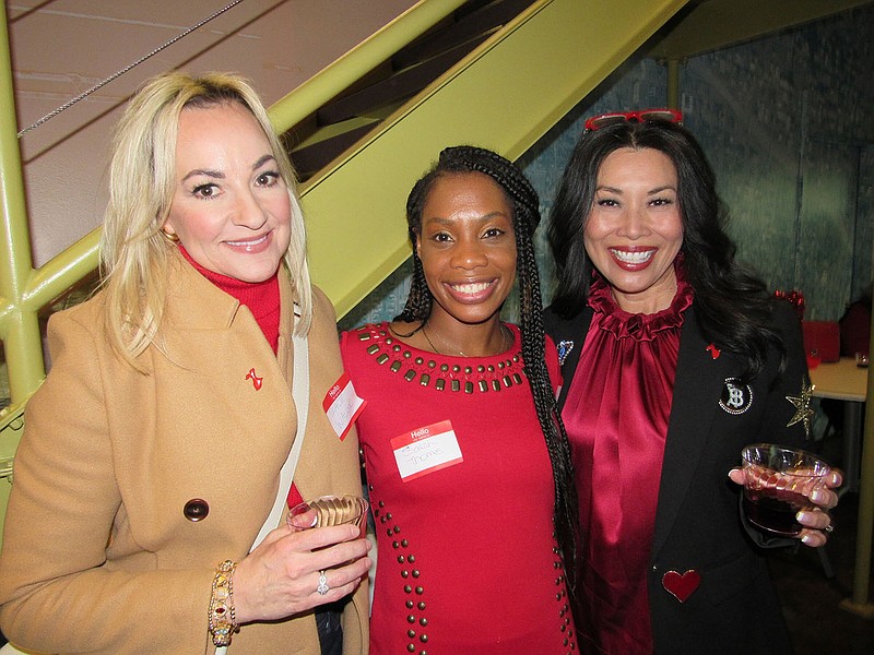 ROSES ARE RED: Guests see red at Wear Red for Heart reception | The ...