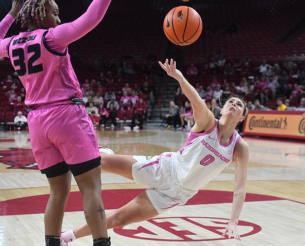 Arkansas women set record as they lock up Missouri at home | The ...