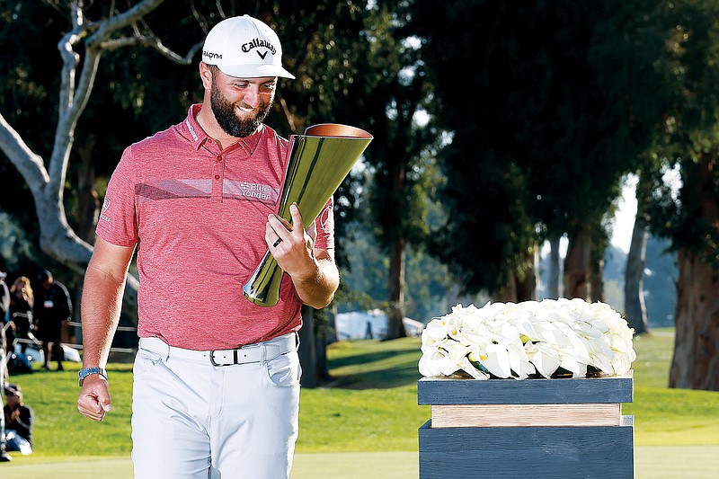 Rahm holds on to win at Riviera and returns to No. 1 | Fulton Sun
