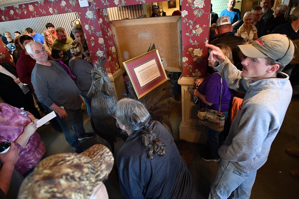 AQ Chicken House photos, carousel horse and neon chicken: Auctioneers ...