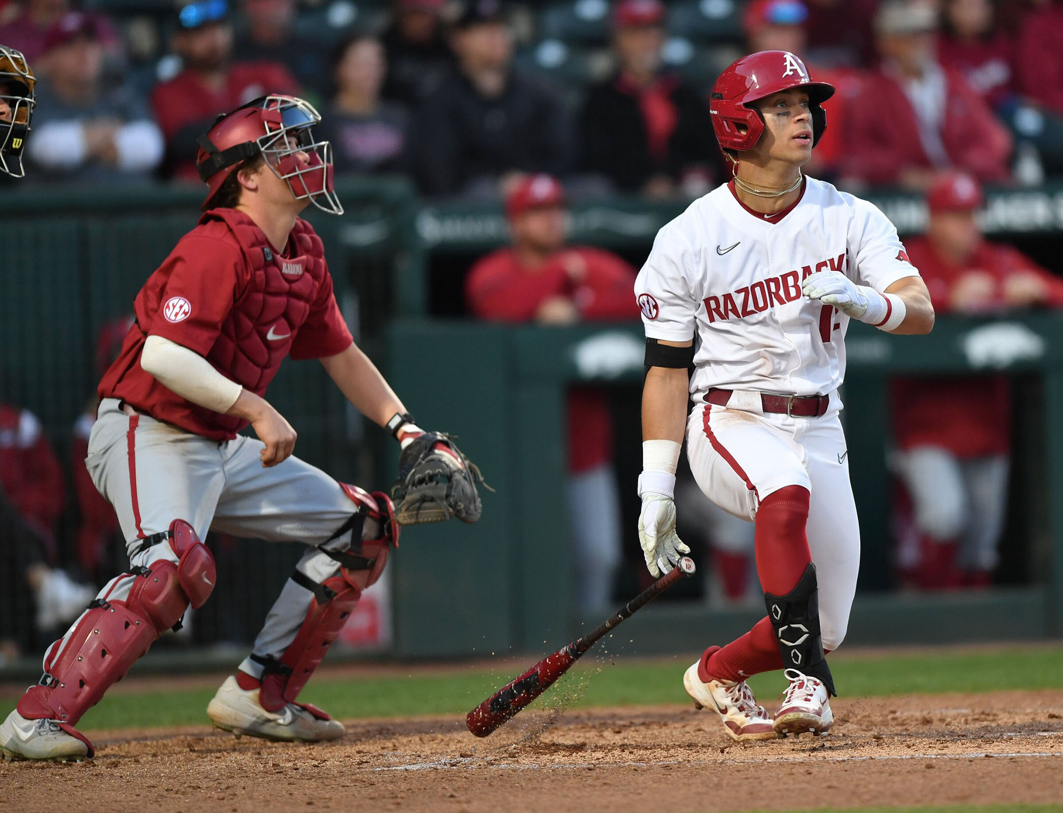 Hit-happy Crimson Tide pummel slumping Hogs | The Arkansas Democrat ...