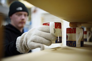 UK china maker rolls out souvenirs for king's May coronation ...