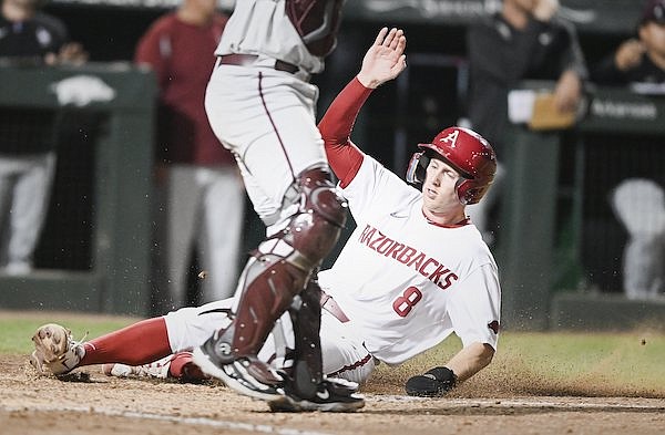 Hogs never look back after 9-run inning | Whole Hog Sports