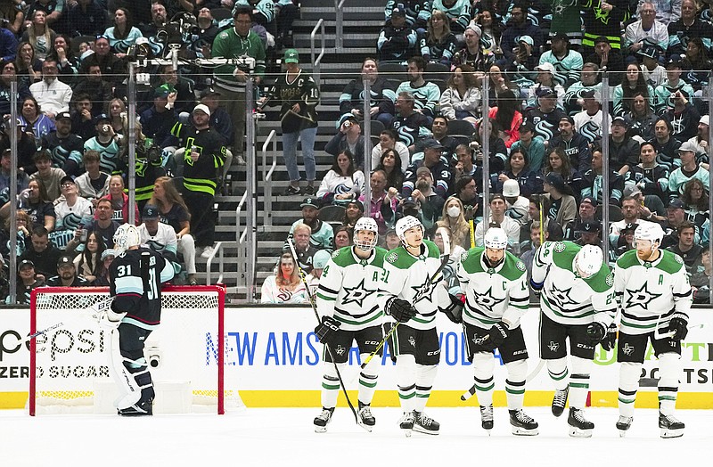 NHL Capsules: Stars beat Kraken 6-3 in Game 4 to even Western semifinal ...