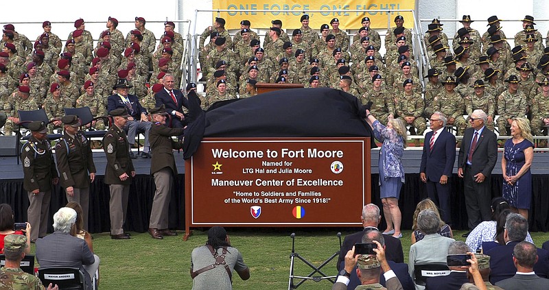 Army officially designates Fort Moore, dropping Confederate name ...
