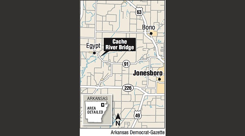 Cache River bridge in Craighead County closed for beam repairs ...