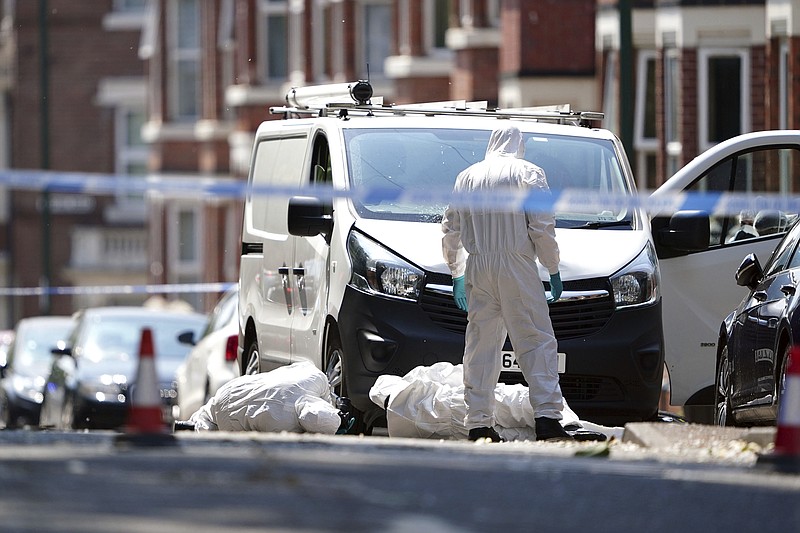 Nottingham police say man fatally stabbed 3, stole van and ran down 3 ...