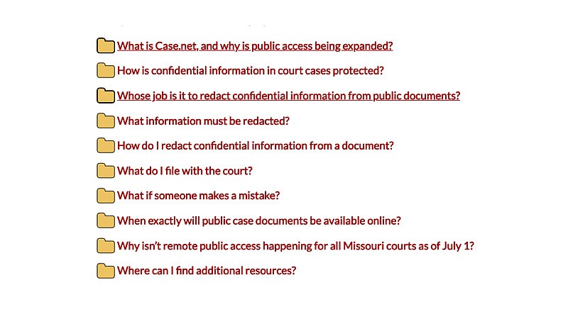 Missouri Courts guide public through Case.net changes with new web page ...