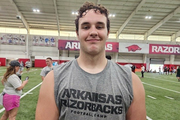 Young prospects shine at Arkansas’ lineman camp | Whole Hog Sports