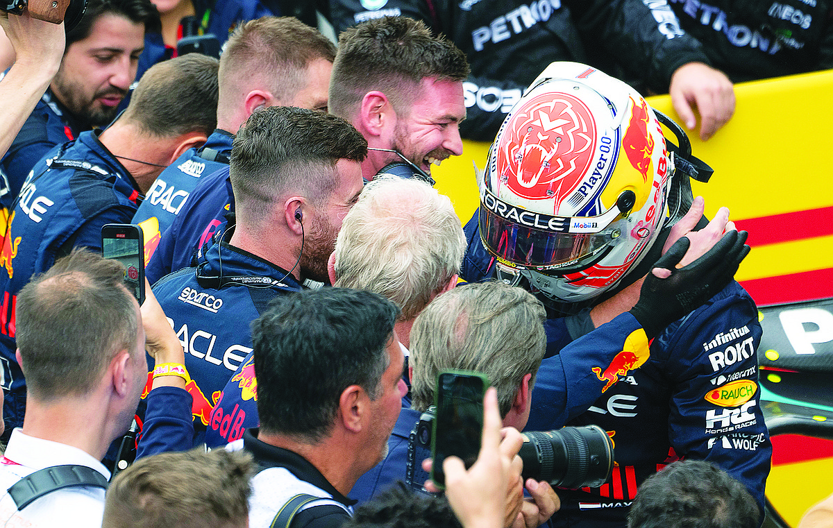 Verstappen ties Senna in F1 wins as Red Bull collects its 100th victory ...