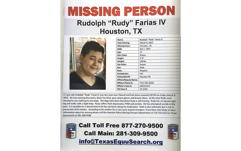 A Texas man who went missing as a teen in 2015 has been found alive ...