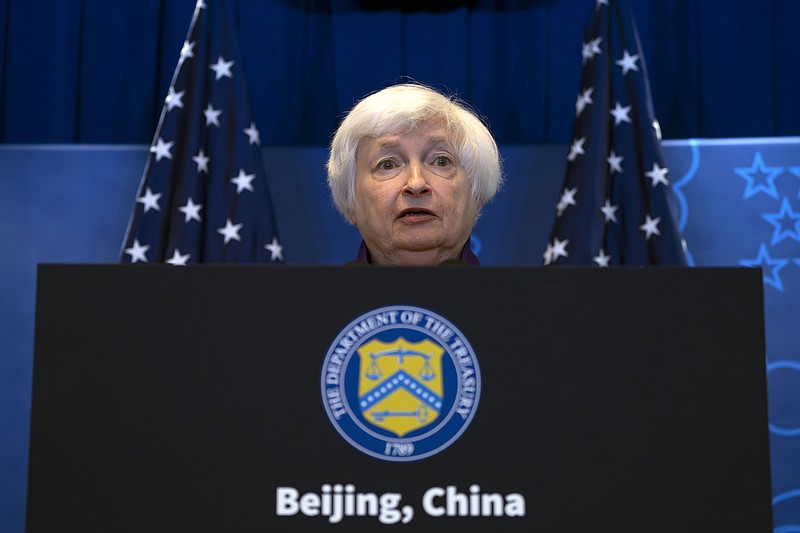 Yellen signals progress after talks in China | Northwest Arkansas ...