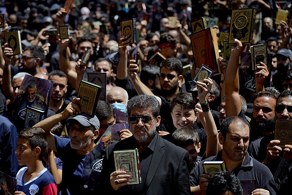 Thousands of Muslims took to the streets to express outrage over Quran ...