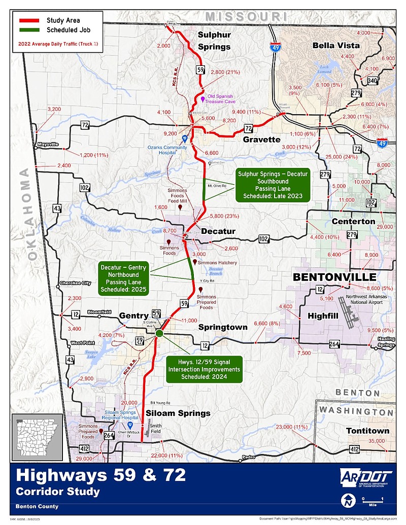 Transportation Department sets Arkansas 59, 72 input sessions ...