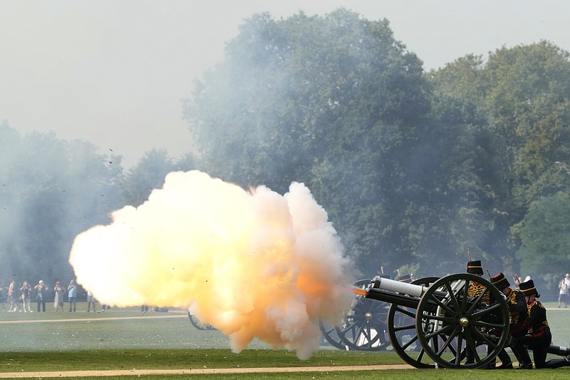 Queen Elizabeth II remembered a year after her death as gun salutes ...