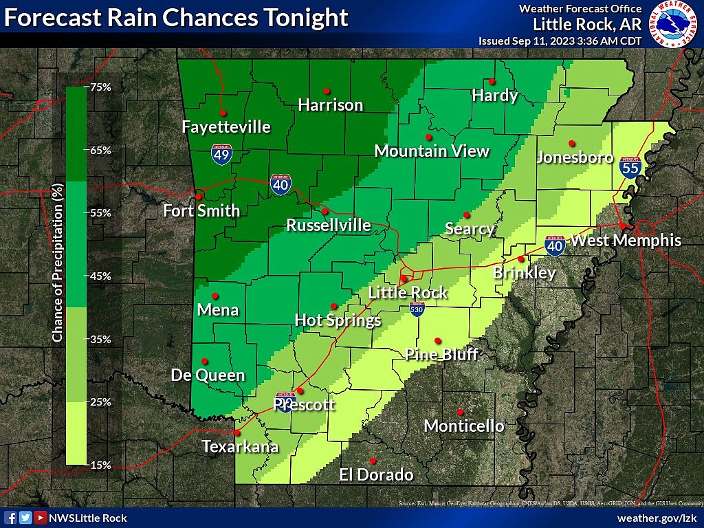 Rain forecast for much of state overnight Monday into Tuesday | The ...