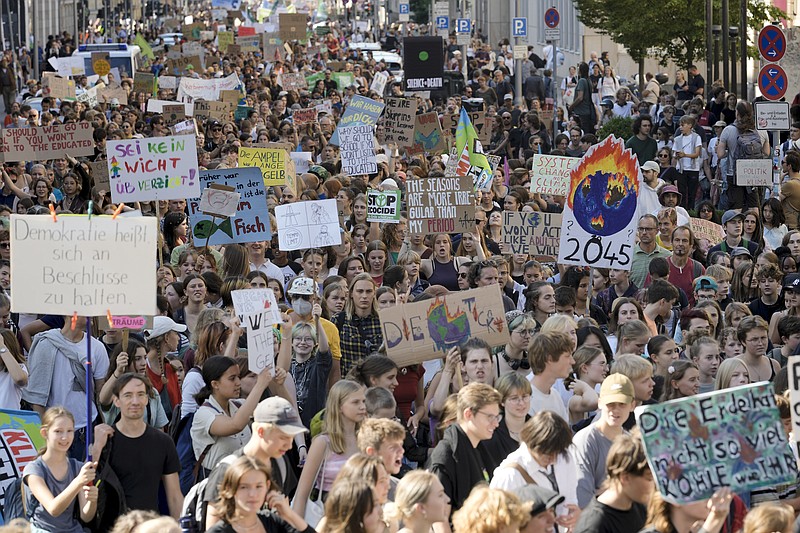 Climate protesters around the world are calling for an end to fossils ...
