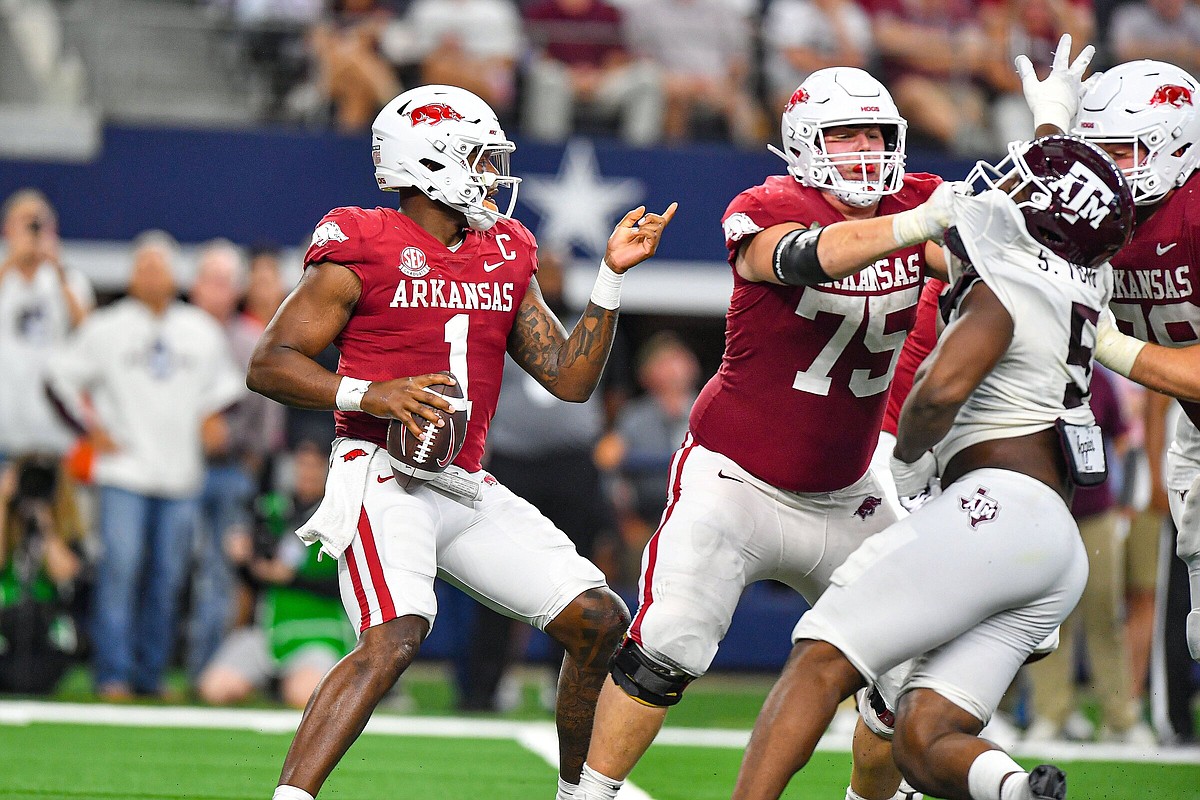 Out of position: Pittman suggests shifts to Razorback O-line ...