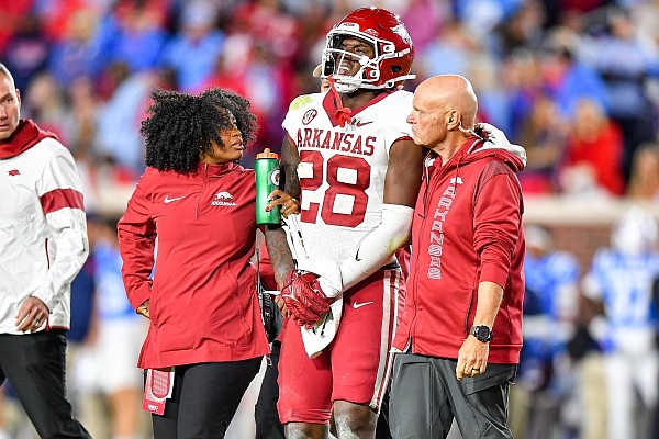 Hogs have 'big question marks' injury-wise ahead of Alabama | Whole Hog ...