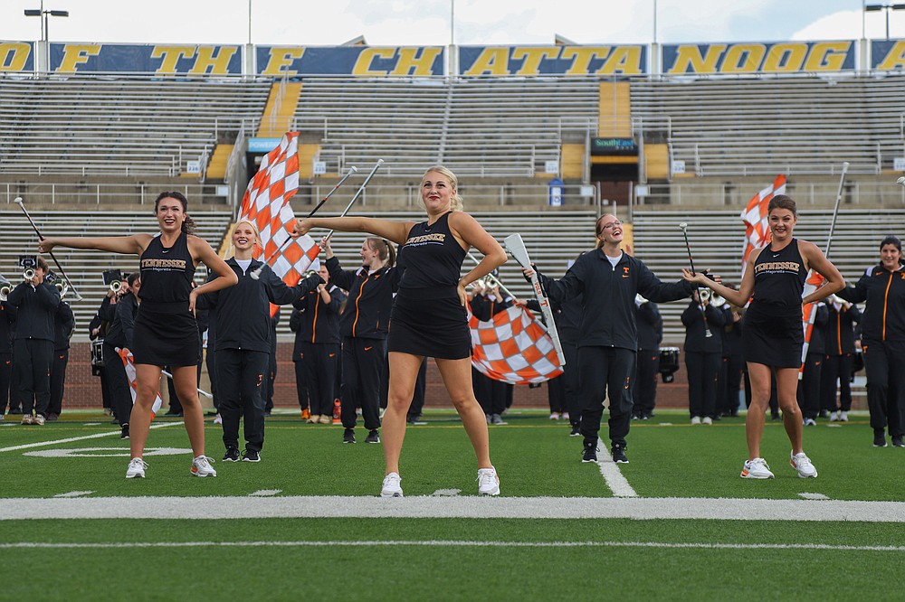 UT’s Pride of the Southland Marching Band at Finley Stadium ...