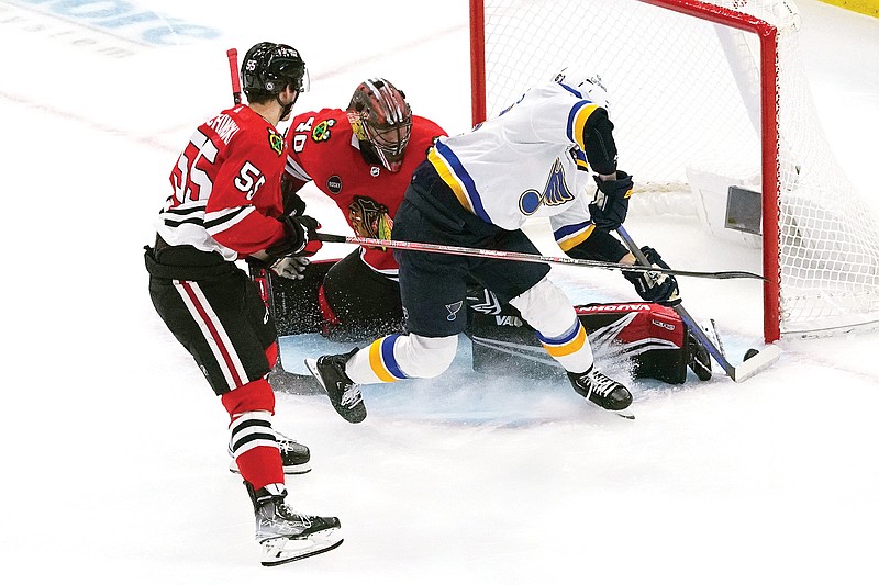 Neighbours scores twice as Blues beat Blackhawks 4-2 | Fulton Sun