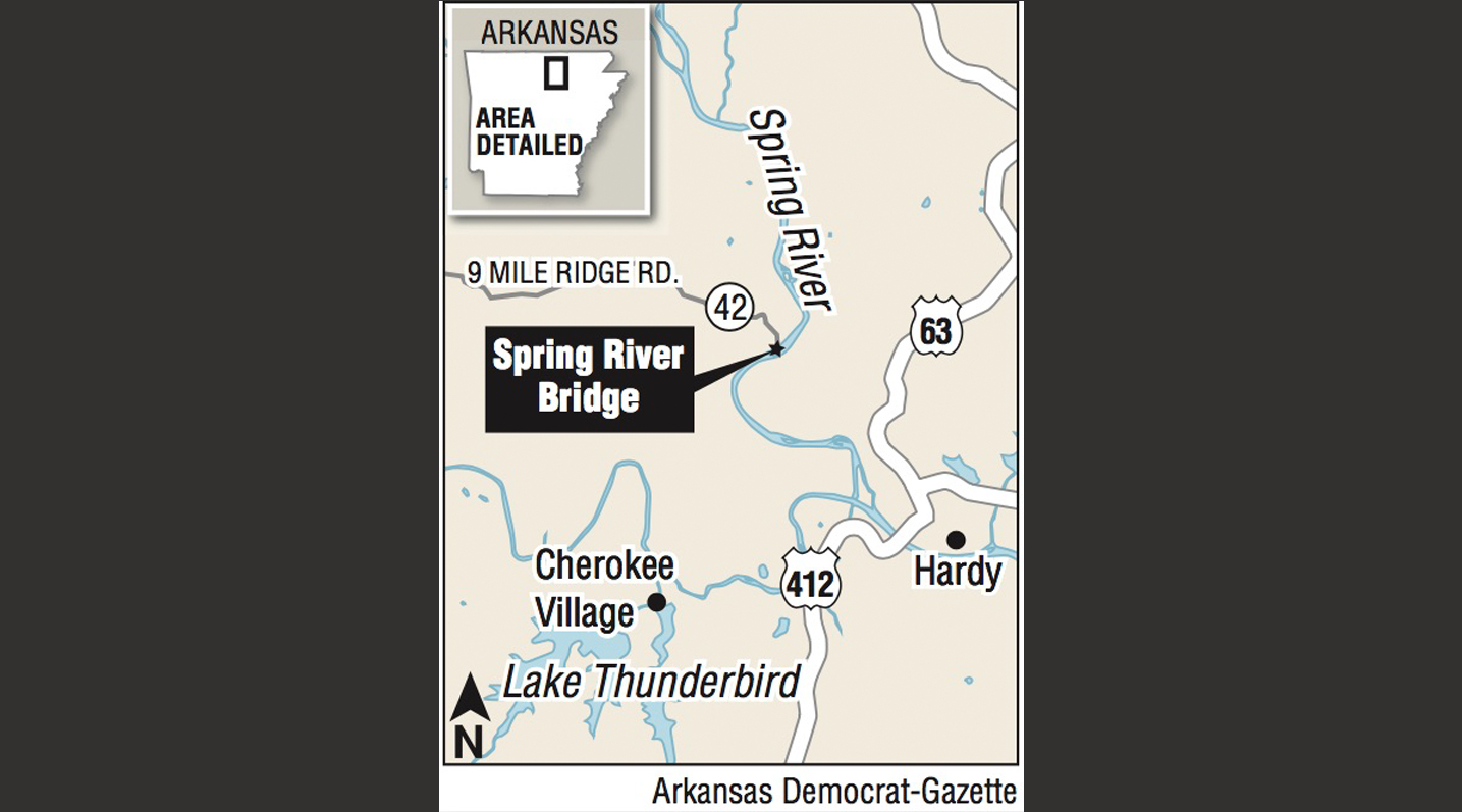 Ribbon-cutting held for new bridge over the Spring River near Hardy ...
