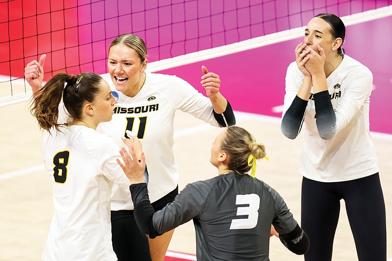 Missouri volleyball sweeps Delaware in NCAA Tournament opener ...