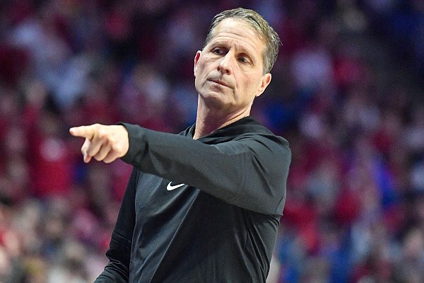 VIDEO: Eric Musselman previews SEC opener vs. Auburn | Whole Hog Sports