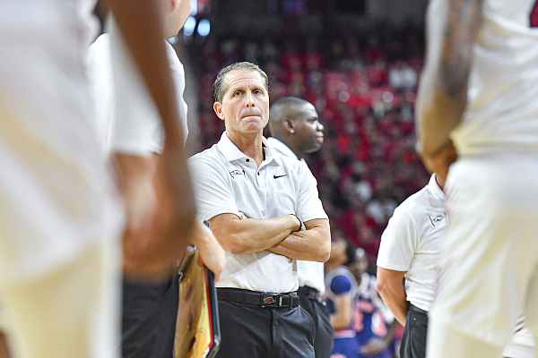 VIDEO: Eric Musselman speaks with reporters ahead of Georgia game ...