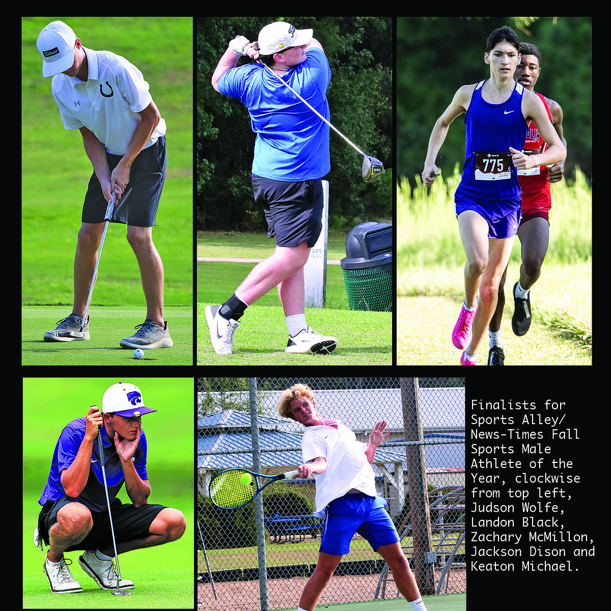 Finalists named for Sports Alley/News-Times Fall Sports Male Athlete of ...