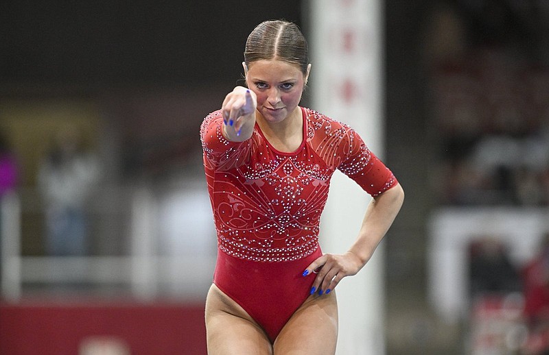 Arkansas gymnasts back home after great start | Whole Hog Sports