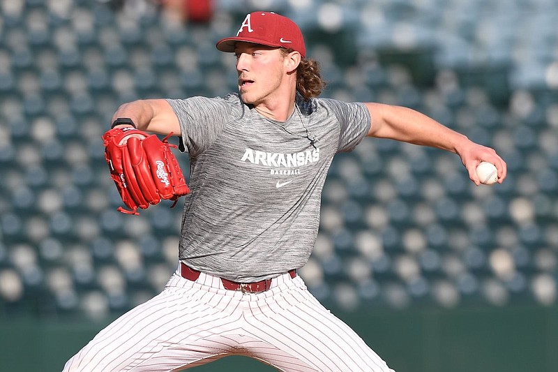 Arkansas baseball starting rotation set for James Madison series ...