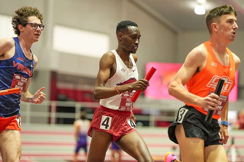 Arkansas track DMR team breaks program record | Whole Hog Sports