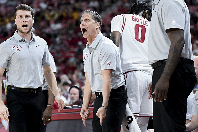 VIDEO: Eric Musselman, Khalif Battle and Devo Davis recap 88-73 win ...