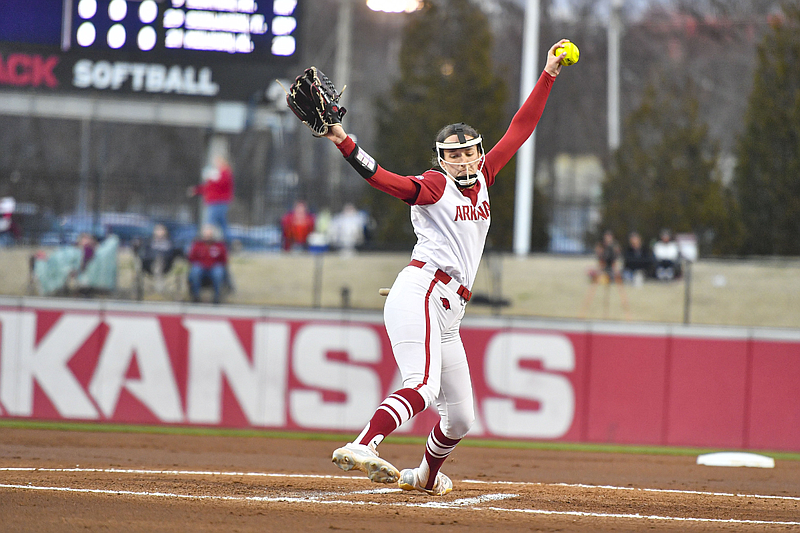 Robyn Herron pitches second perfect game in Arkansas softball history ...