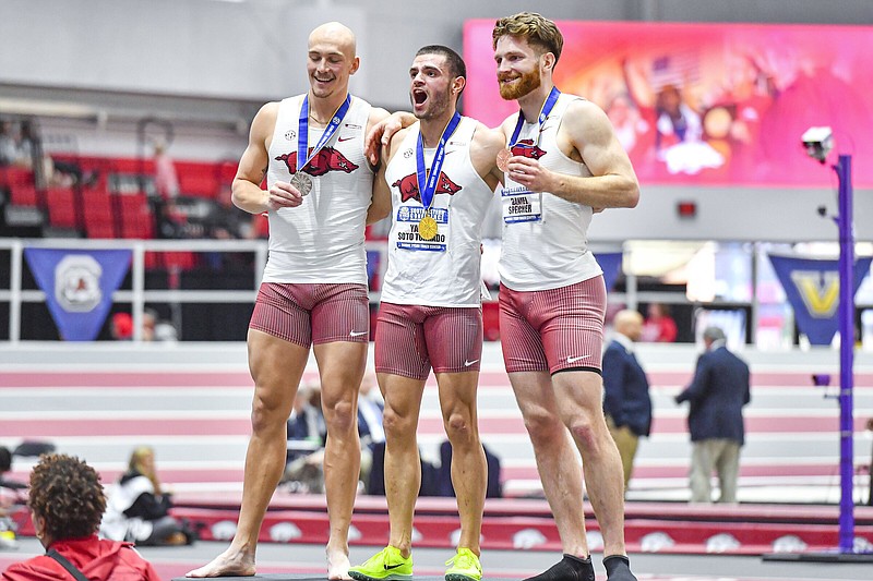 Arkansas trio nabs top 3 in heptathlon | The Arkansas Democrat-Gazette ...