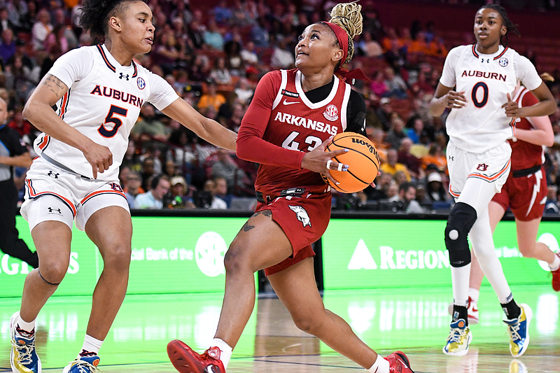 Auburn wears down shorthanded Arkansas women's basketball at SEC ...