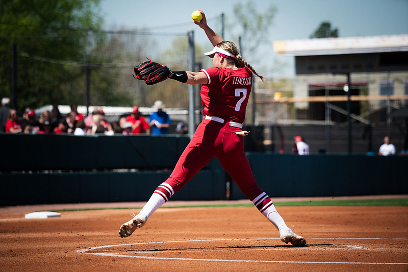 No. 20 Arkansas softball upsets No. 3 Georgia in series opener | Whole ...
